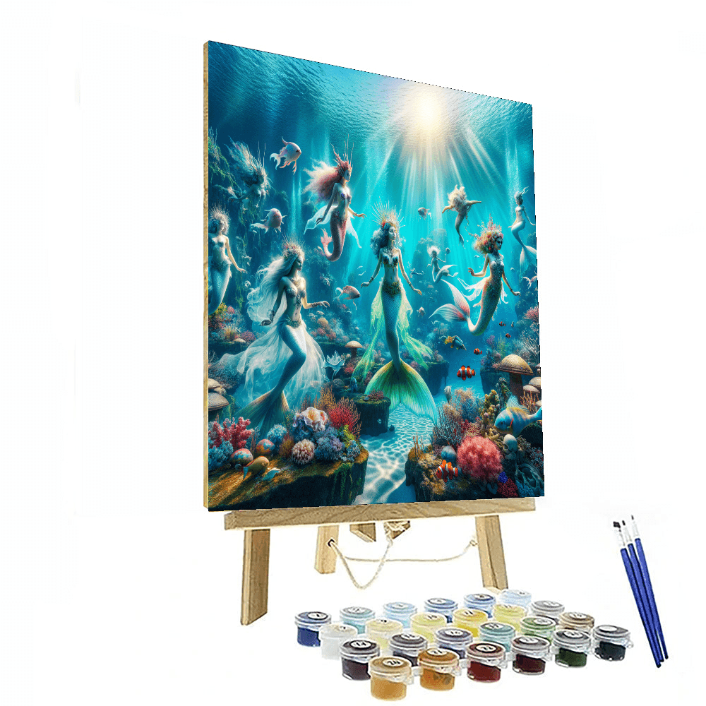 Dreamy Mermaid Lagoon - DIY Painting By Numbers Kit – Artistry Rack