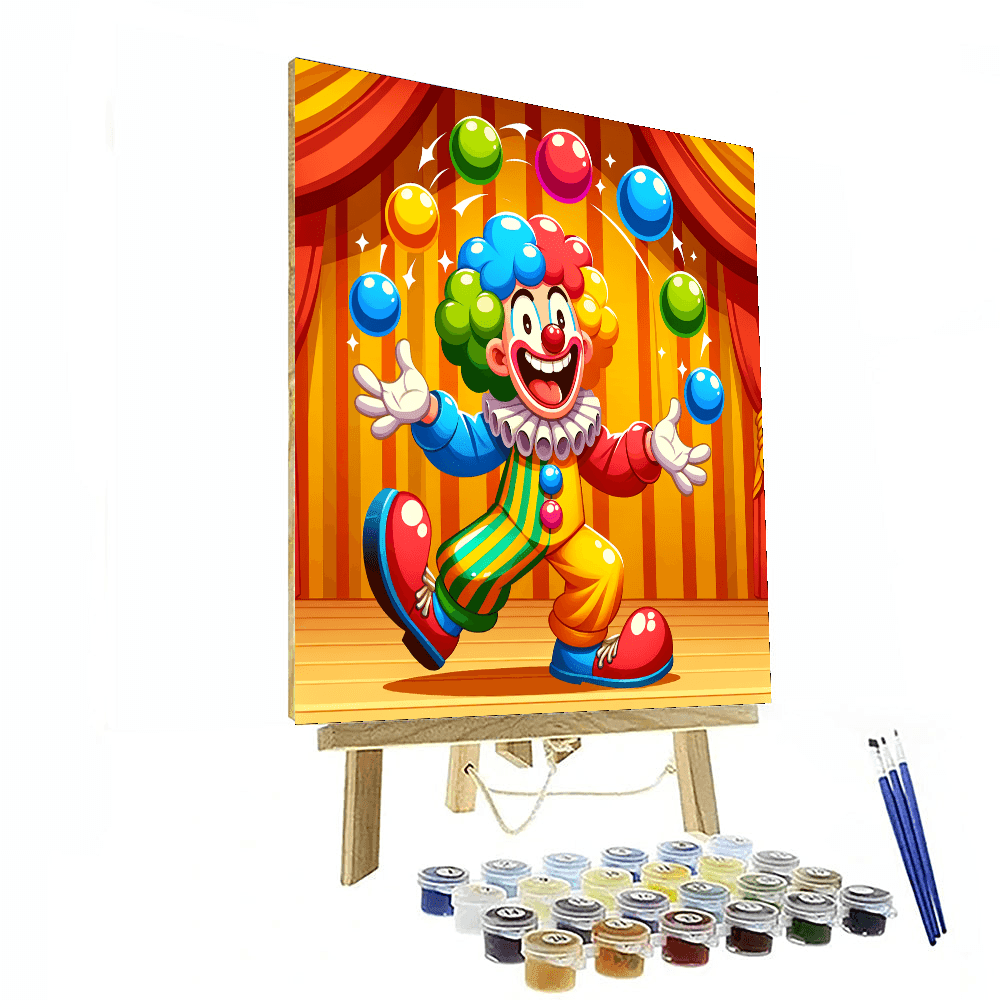Circus Clown Extravaganza - DIY Painting By Numbers Kit – Artistry Rack