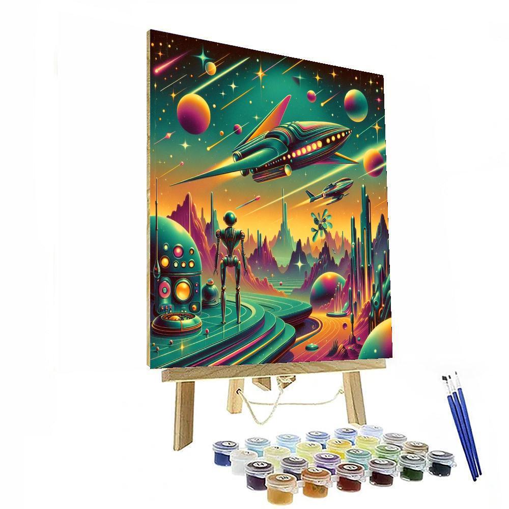 Retro Sci-Fi Fantasy - DIY Painting By Numbers Kit – Artistry Rack