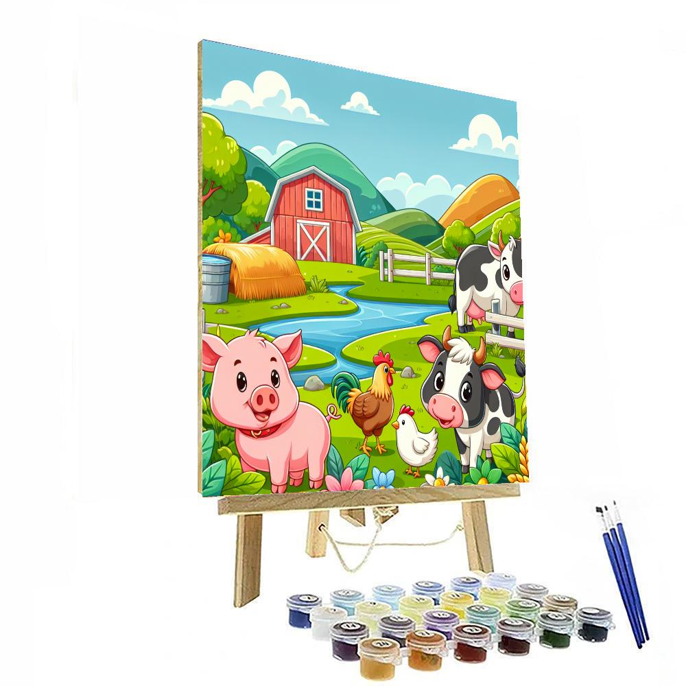 Cute Farm Life - DIY Painting By Numbers Kit – Artistry Rack