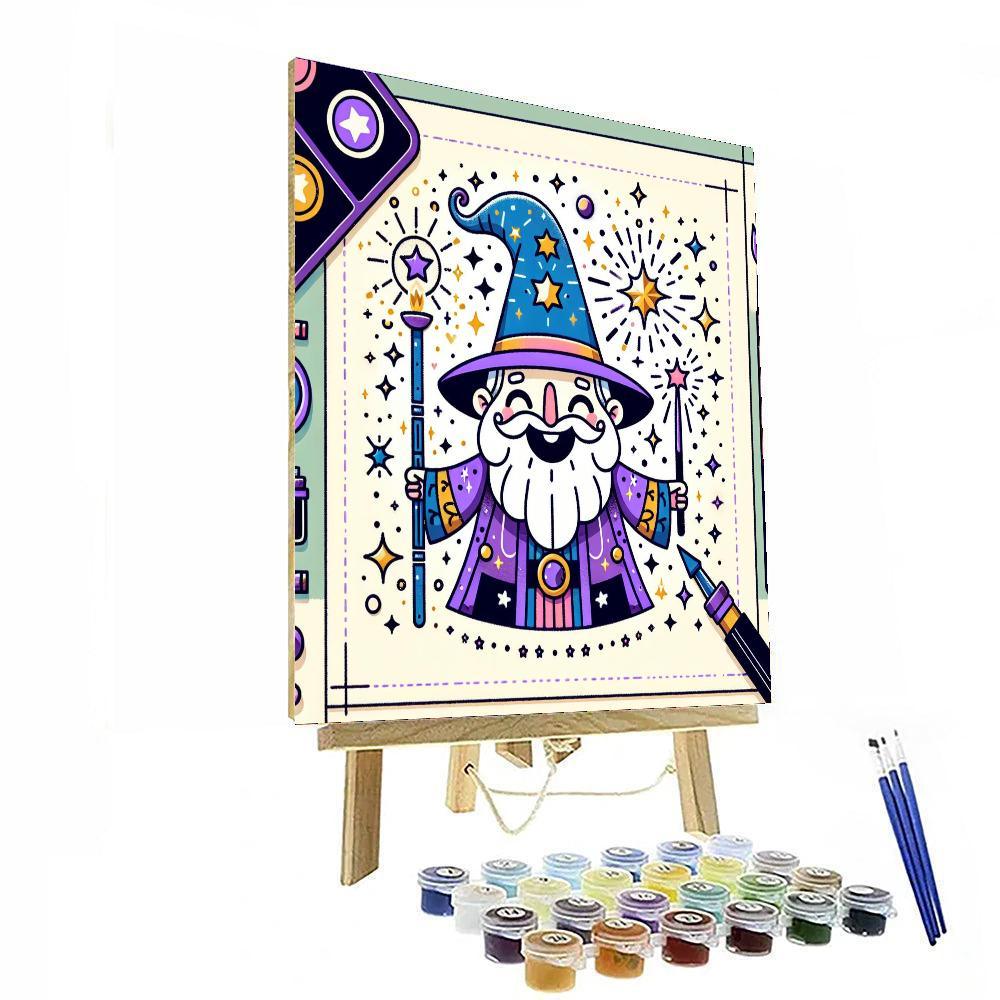 Giggle-Box Wizard - DIY Painting By Numbers Kit – Artistry Rack