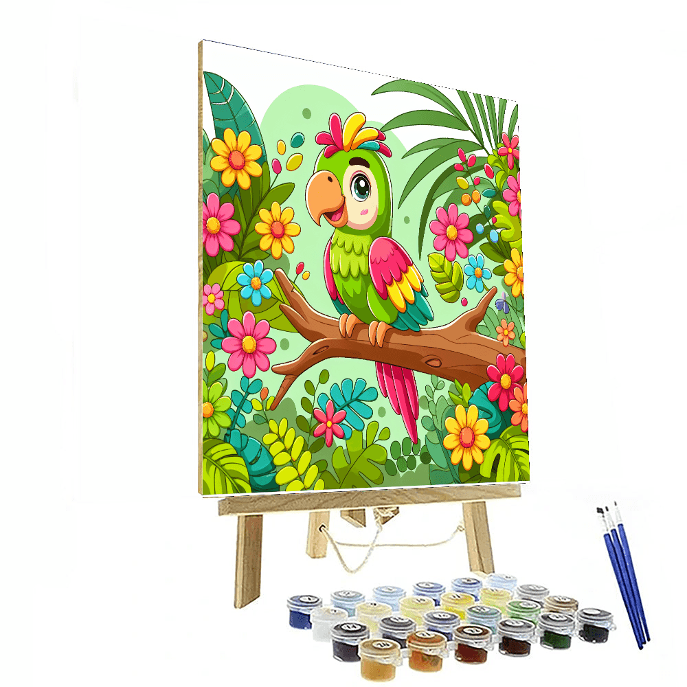 Poppy Parrot - DIY Painting By Numbers Kit – Artistry Rack