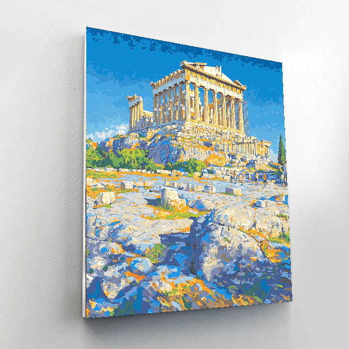 Acropolis of Athens - DIY Painting By Numbers Kit – Artistry Rack