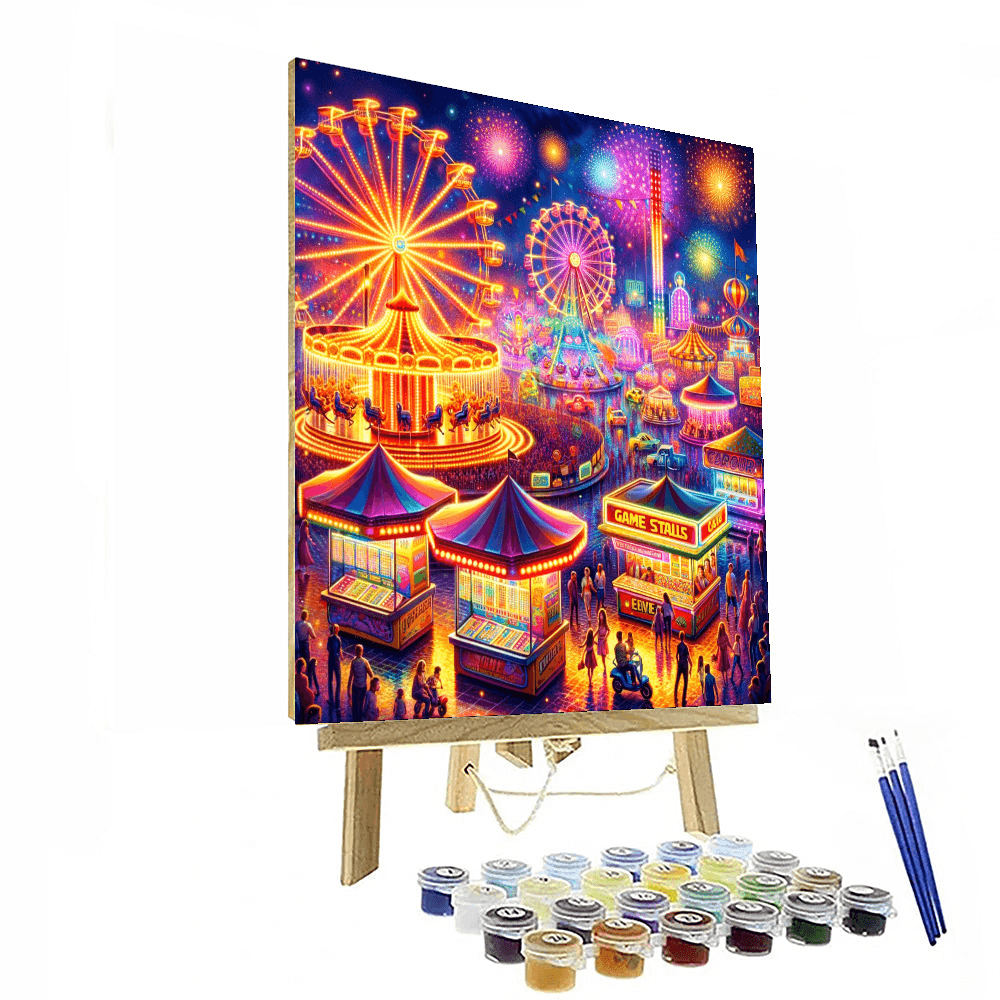 Colorful Carnival Night - DIY Painting By Numbers Kit – Artistry Rack