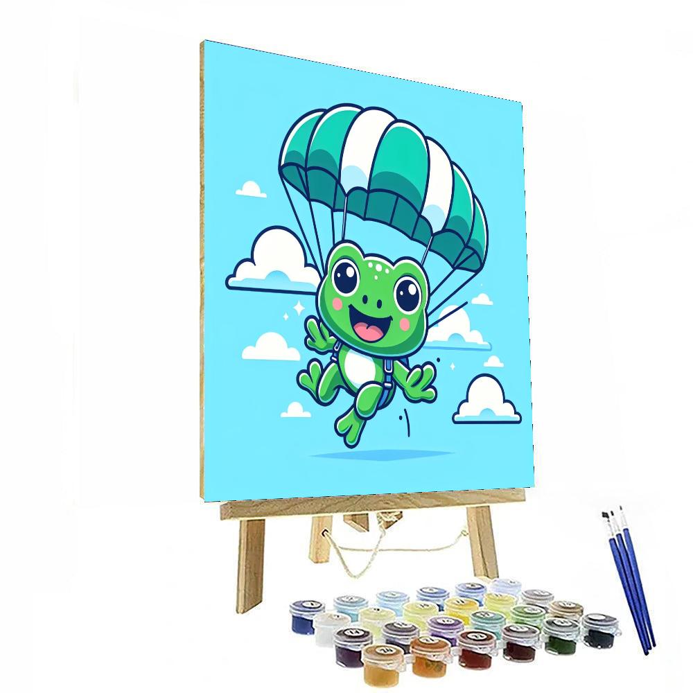 Sky Diver Frog - DIY Painting By Numbers Kit – Artistry Rack