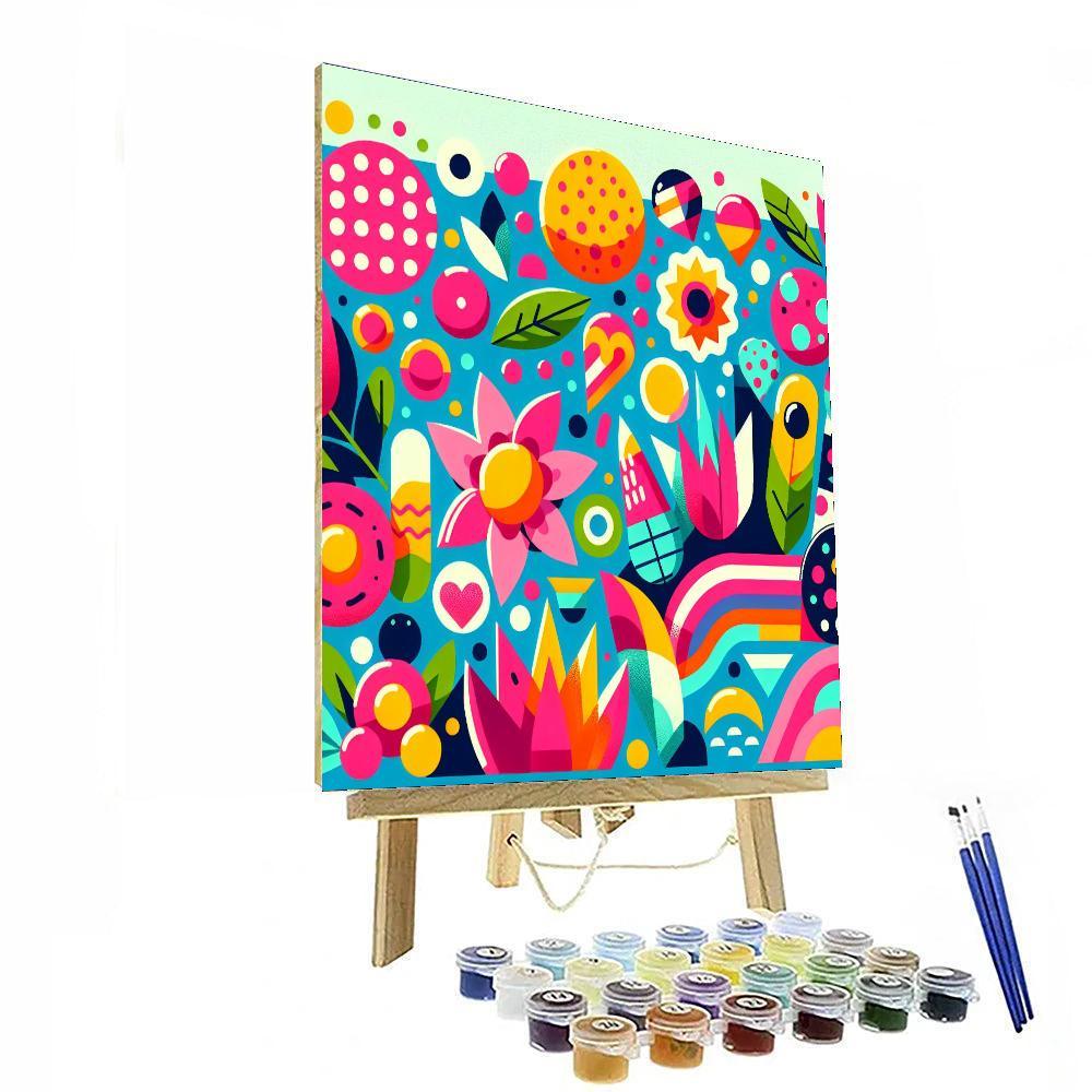 Funky Pop Art Explosion - DIY Painting By Numbers Kit – Artistry Rack