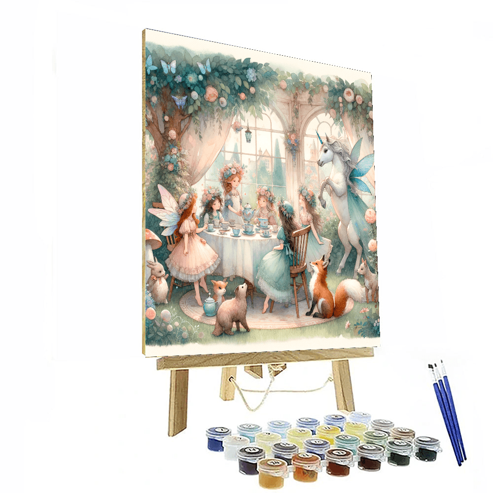 Whimsical Fairy Tale Tea Party - DIY Painting By Numbers Kit – Artistry ...