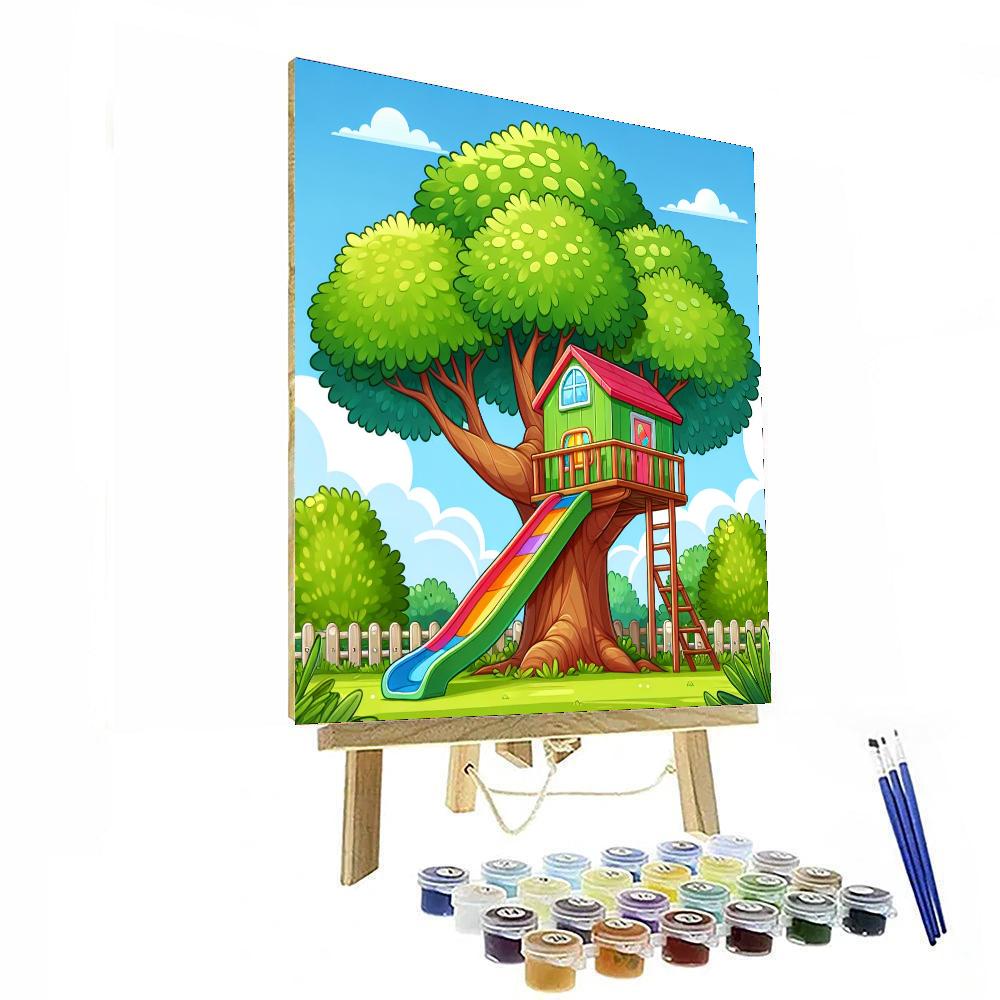 Happy Treehouse - DIY Painting By Numbers Kit – Artistry Rack