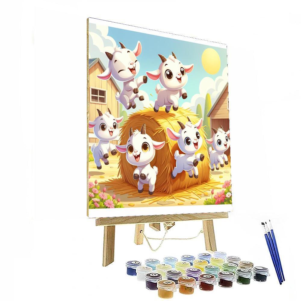 Gallivanting Goats - DIY Painting By Numbers Kit – Artistry Rack