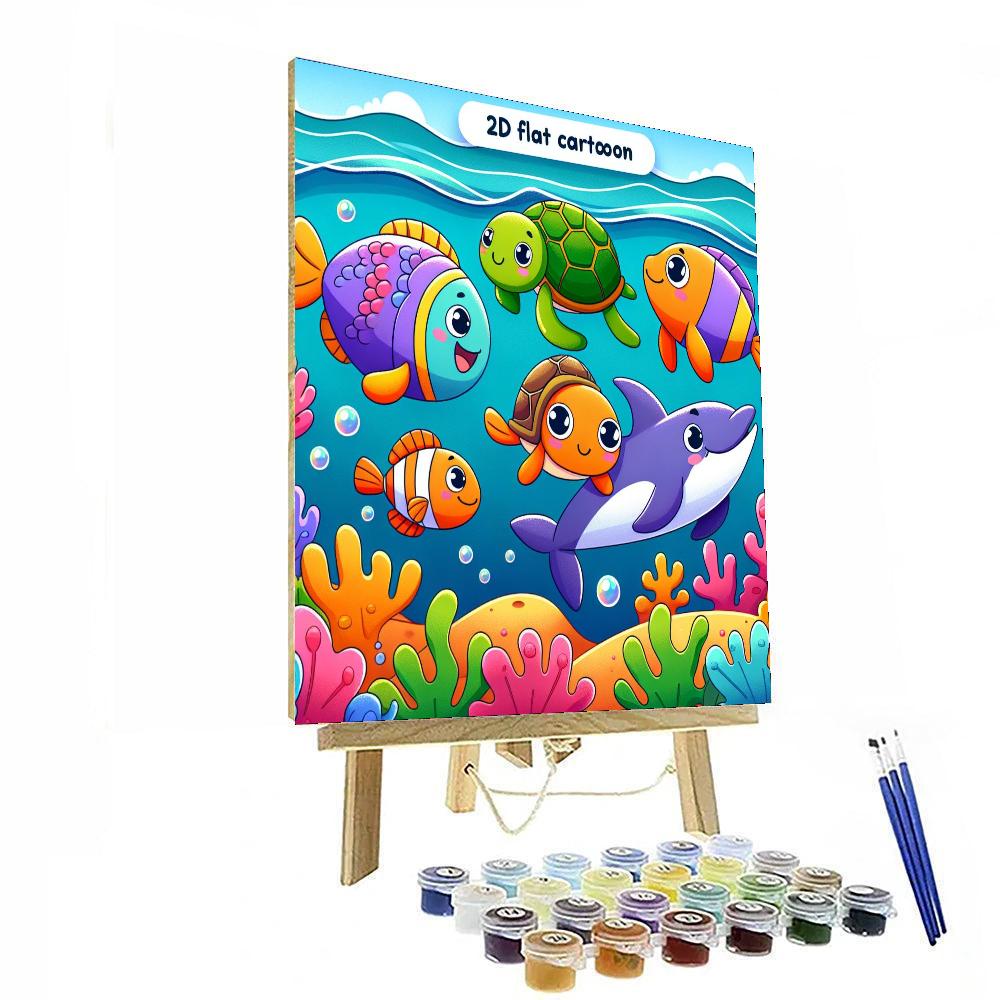 Playful Ocean Quest - DIY Painting By Numbers Kit – Artistry Rack