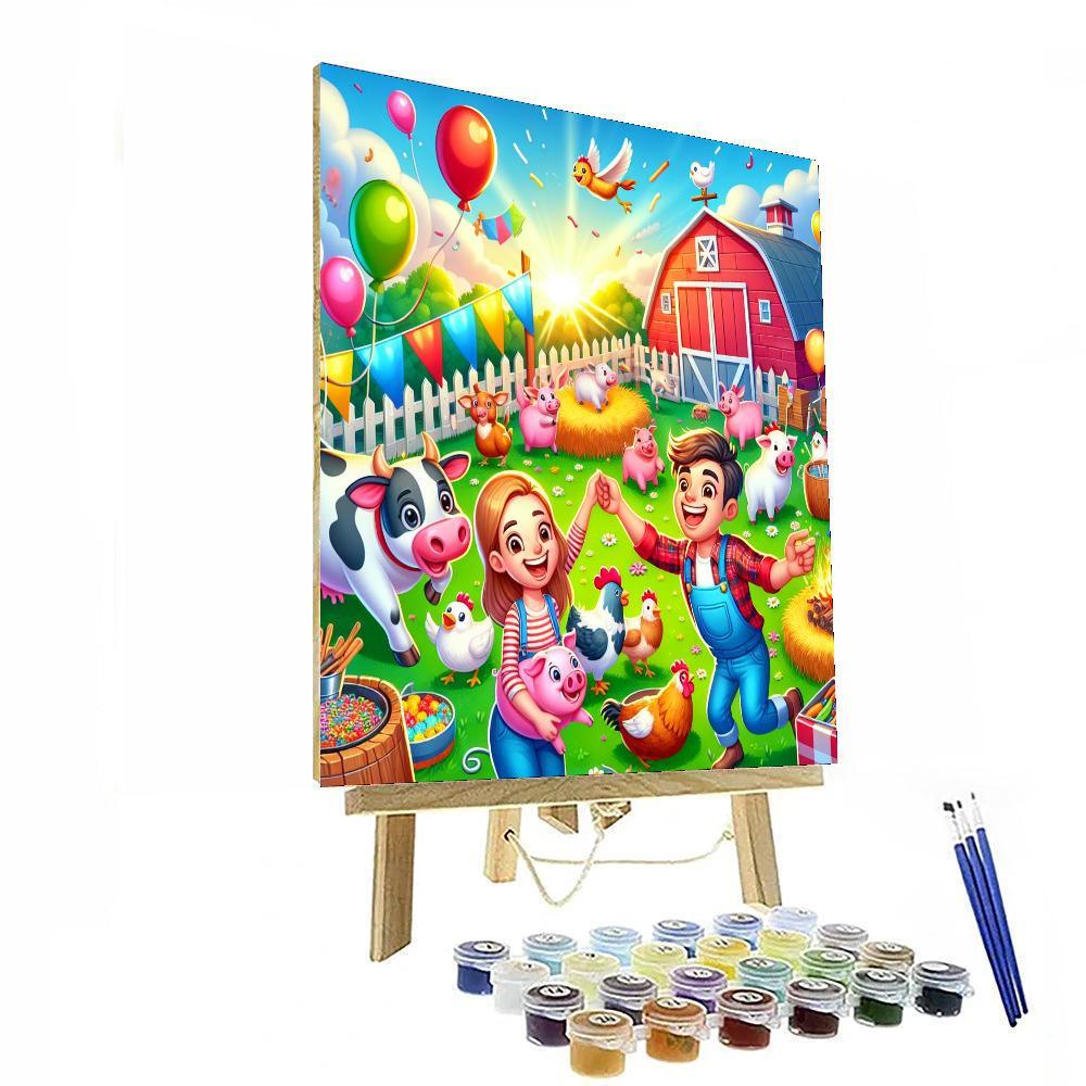 Colorful Farm Festival - DIY Painting By Numbers Kit – Artistry Rack