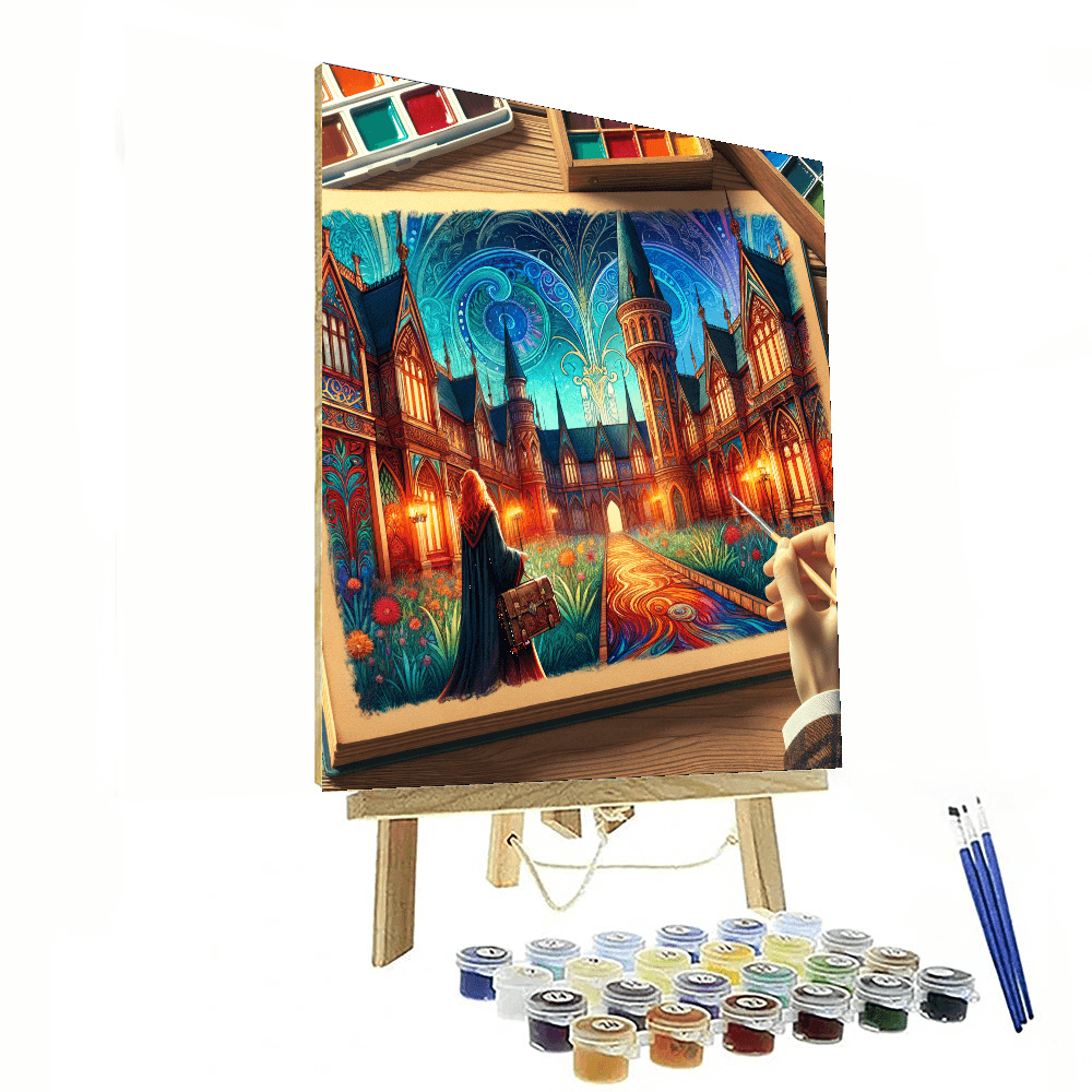 Magical Wizardry Academy - DIY Painting By Numbers Kit – Artistry Rack