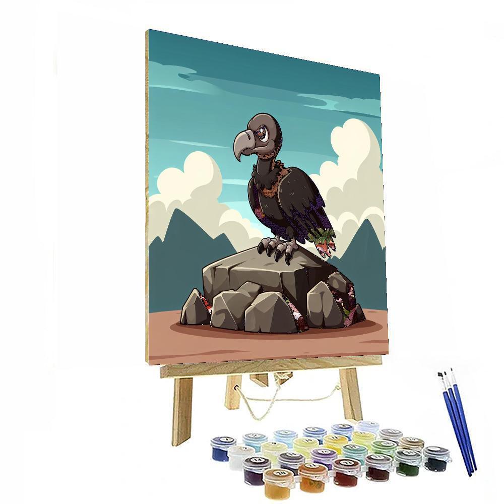 Velvety Vulture - DIY Painting By Numbers Kit – Artistry Rack