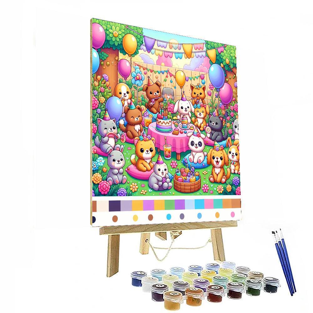 Cuddle Puddle Party - DIY Painting By Numbers Kit – Artistry Rack