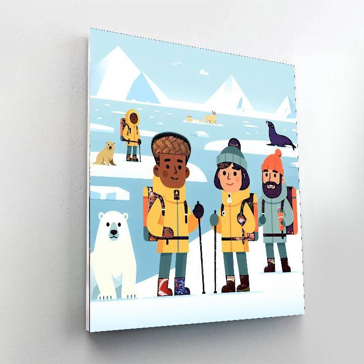 Arctic Explorers Quest - DIY Painting By Numbers Kit – Artistry Rack