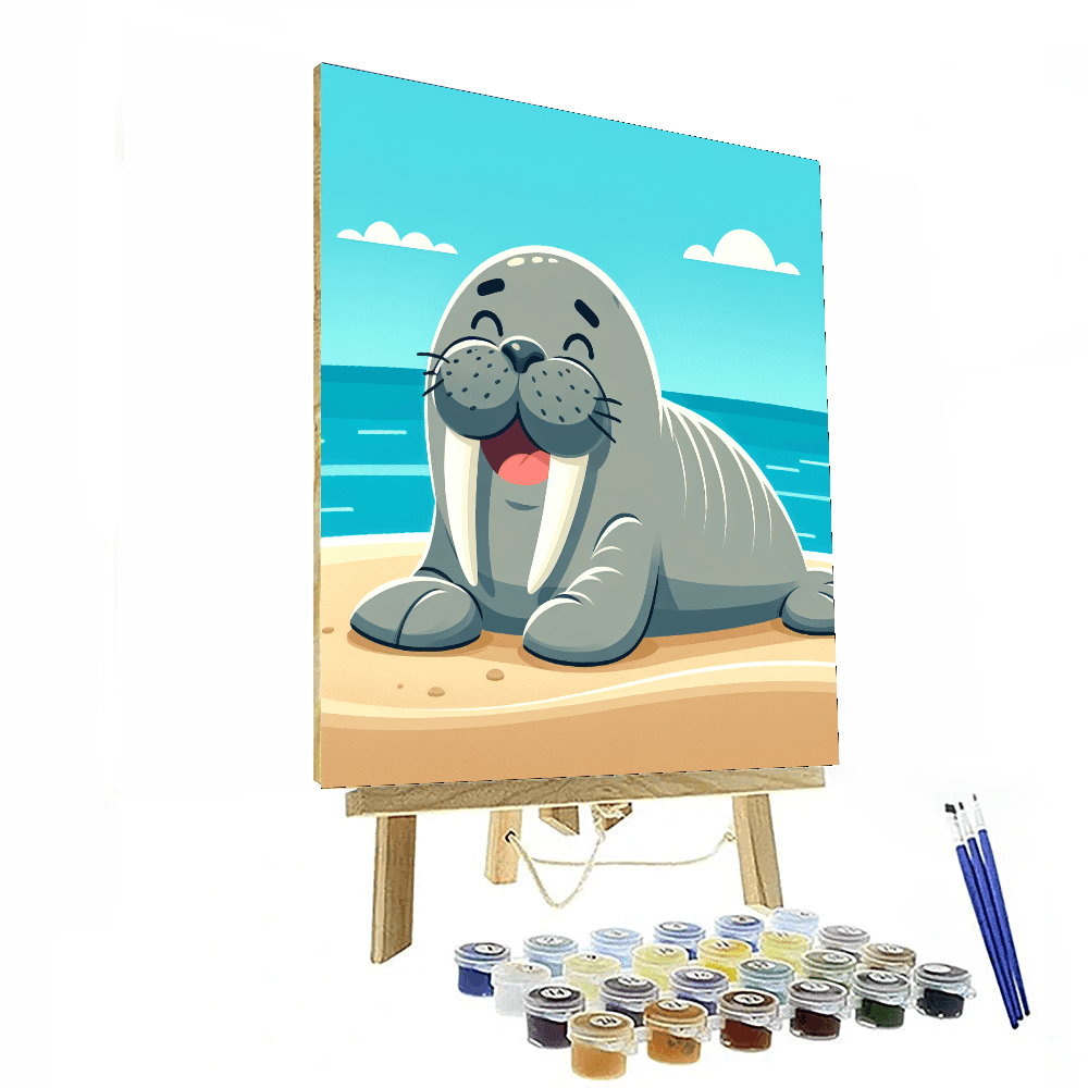 Wacky Walrus - DIY Painting By Numbers Kit – Artistry Rack