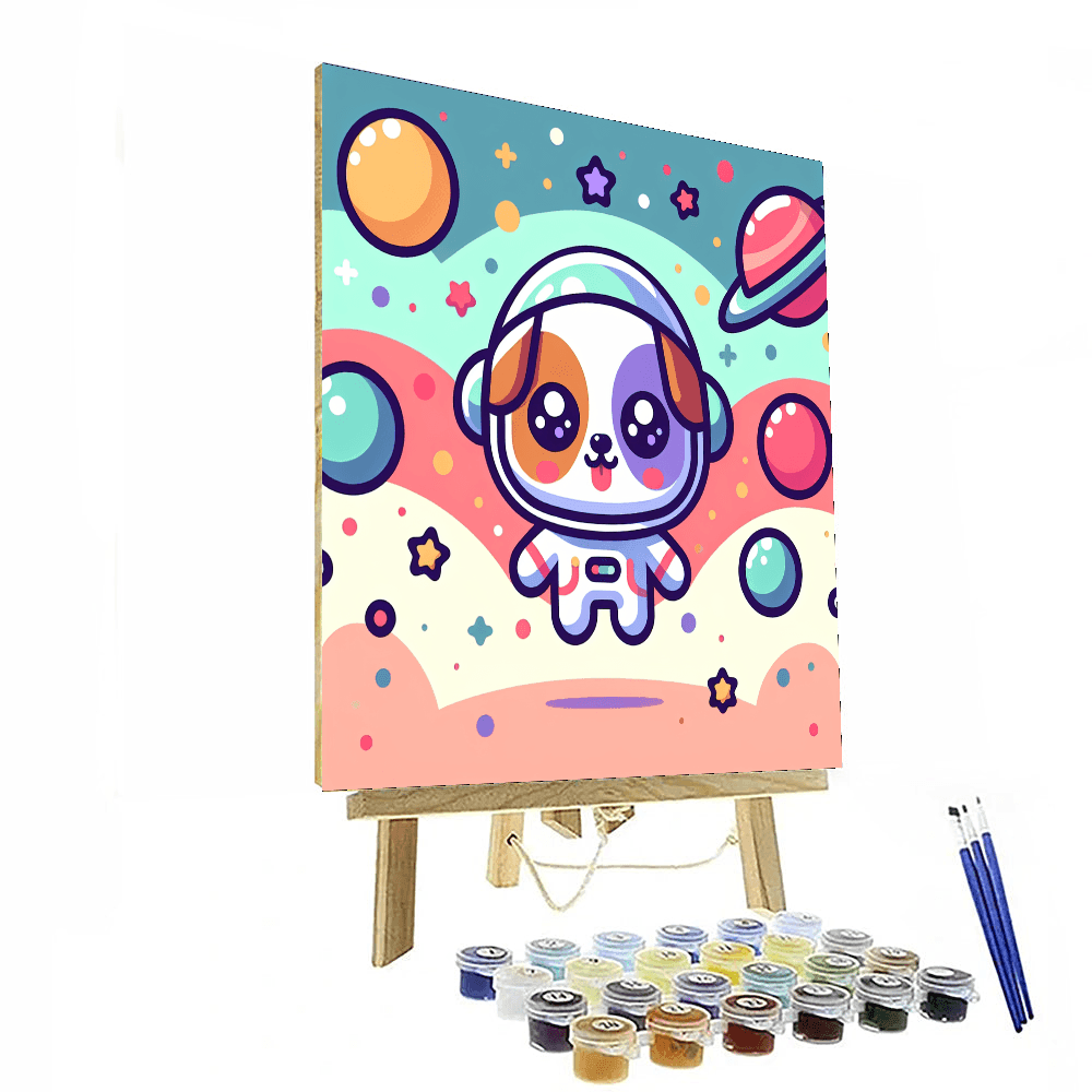 Astro Puppy Expedition - DIY Painting By Numbers Kit – Artistry Rack