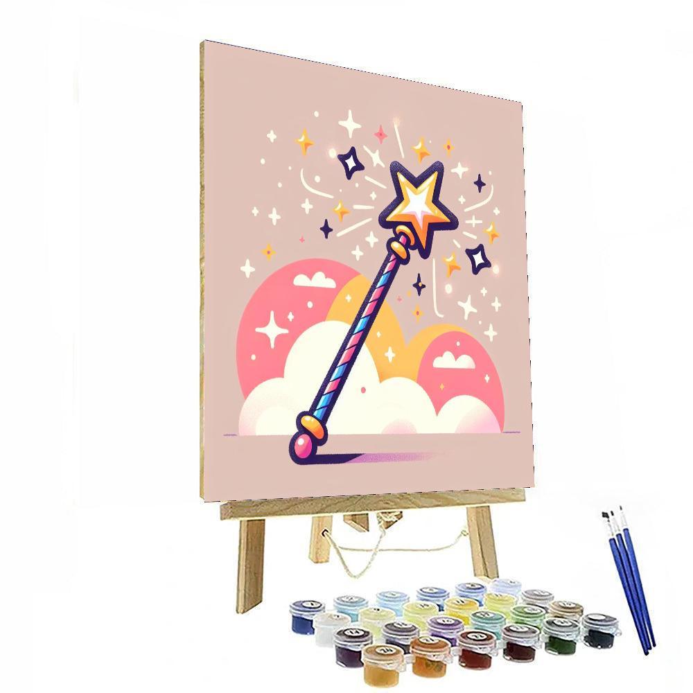 Sparkly Magic Wand - DIY Painting By Numbers Kit – Artistry Rack