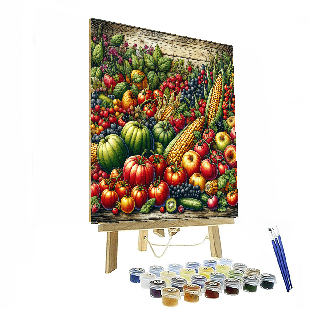 Charming Farm Fresh Produce - DIY Painting By Numbers Kit – Artistry Rack