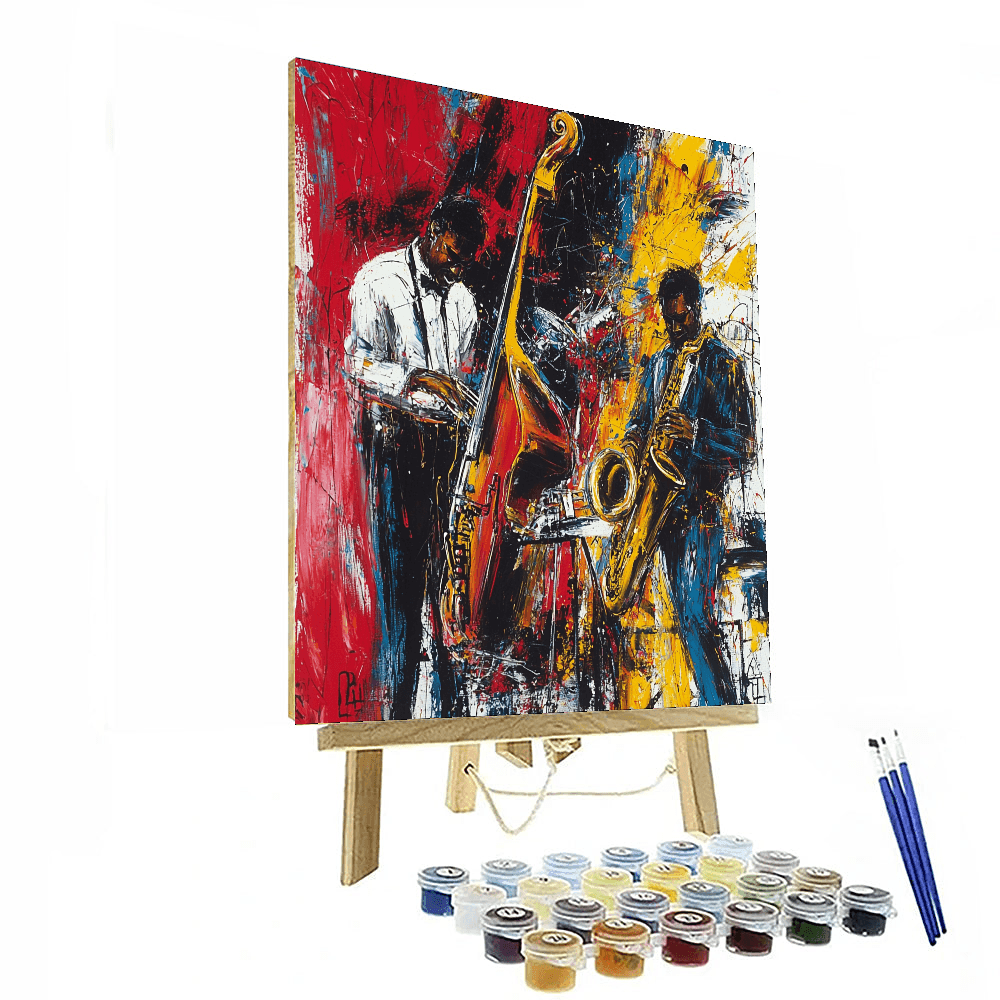Jackson Pollock Inspired Rhythmic Jazz Night - DIY Painting By Numbers ...
