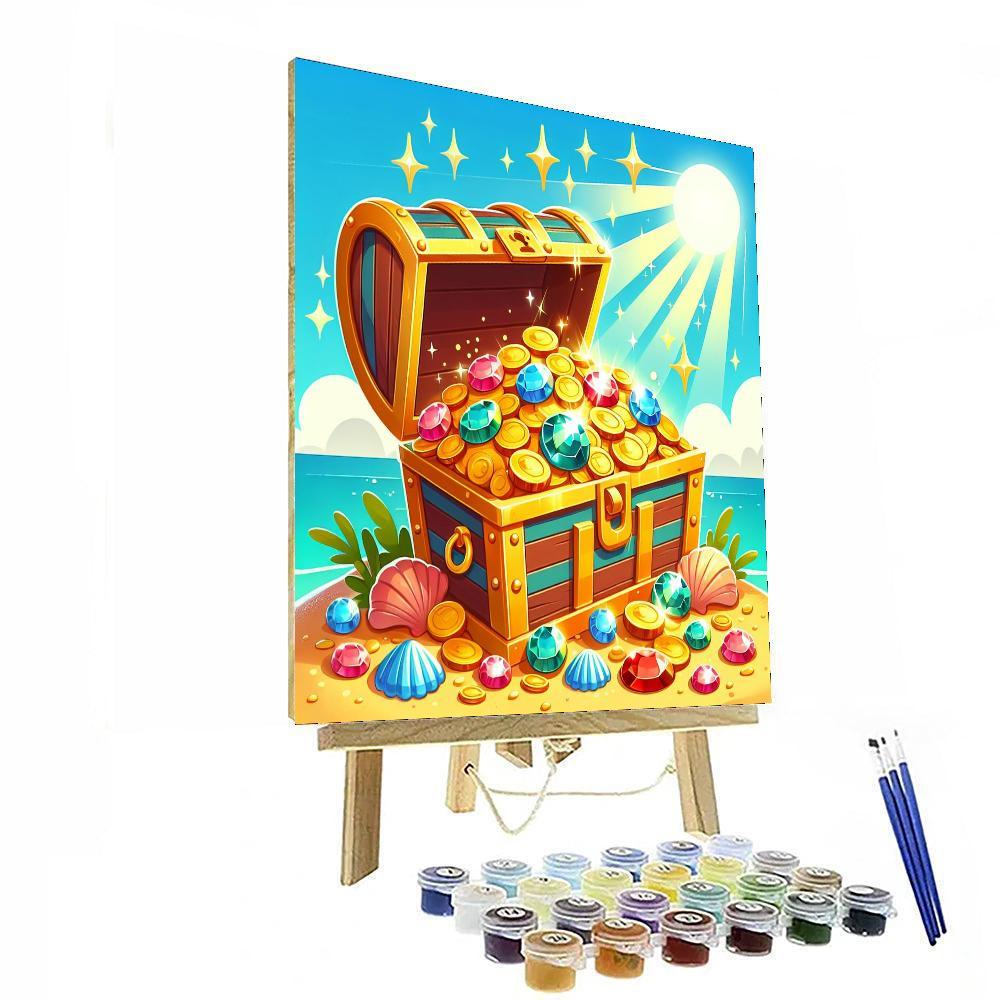 Adventurous Treasure Chest - DIY Painting By Numbers Kit – Artistry Rack
