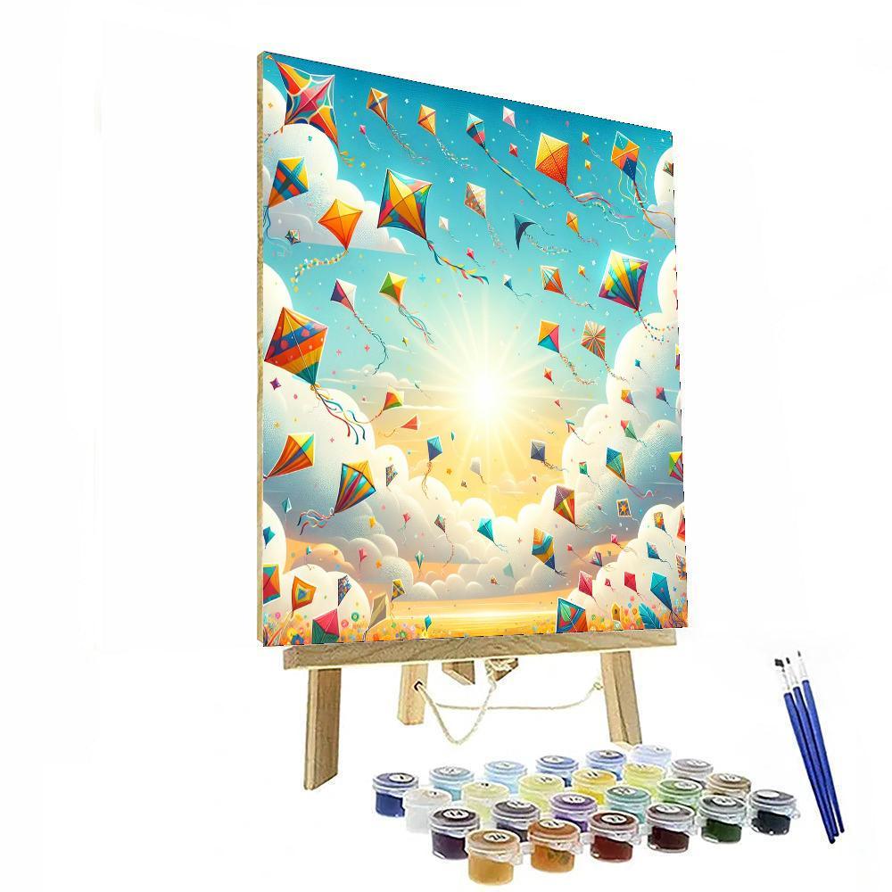 Dancing Kites in the Sky - DIY Painting By Numbers Kit – Artistry Rack