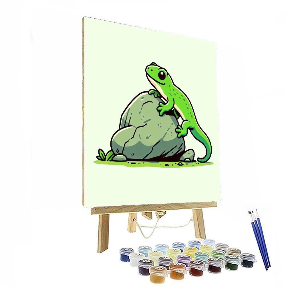 Nimble Newt - DIY Painting By Numbers Kit – Artistry Rack