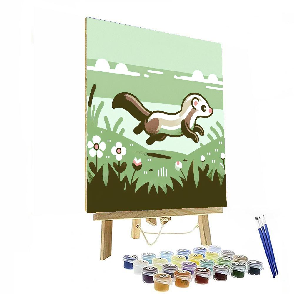 Funky Ferret - DIY Painting By Numbers Kit – Artistry Rack