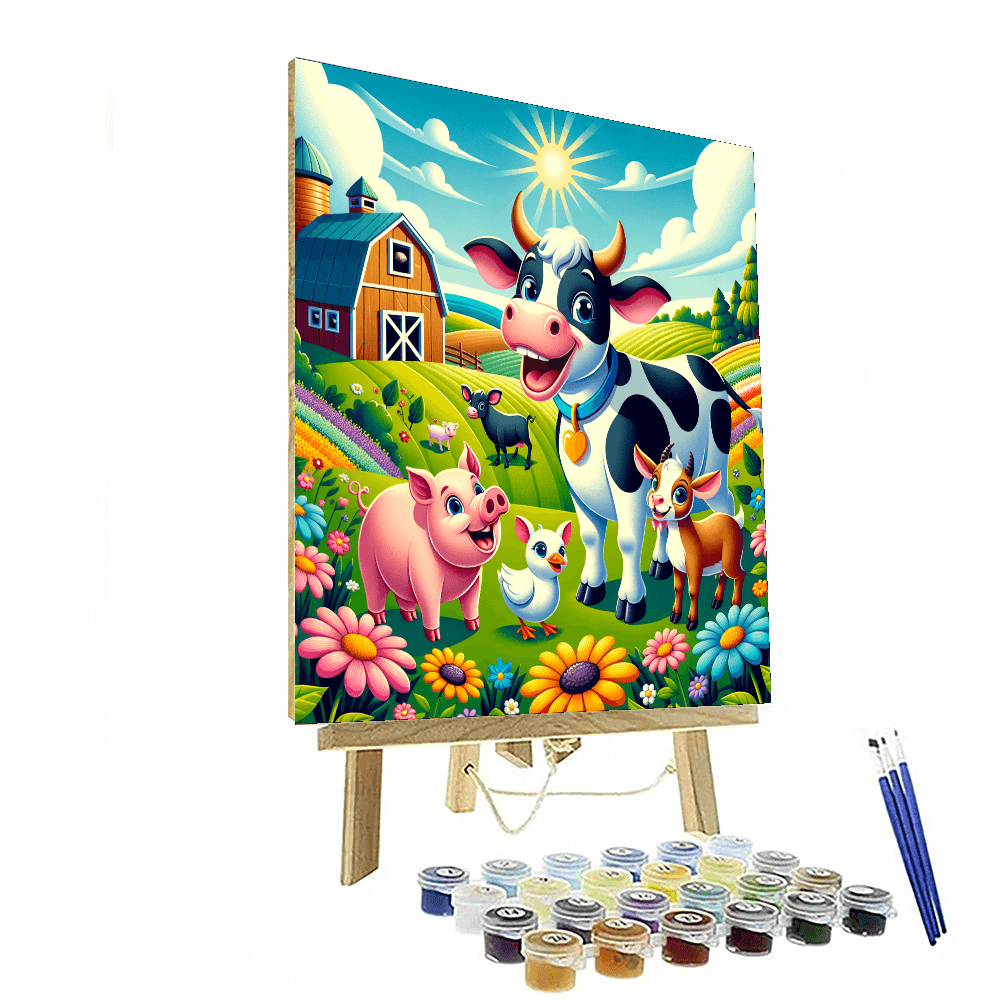 Charming Animal Farm - DIY Painting By Numbers Kit – Artistry Rack