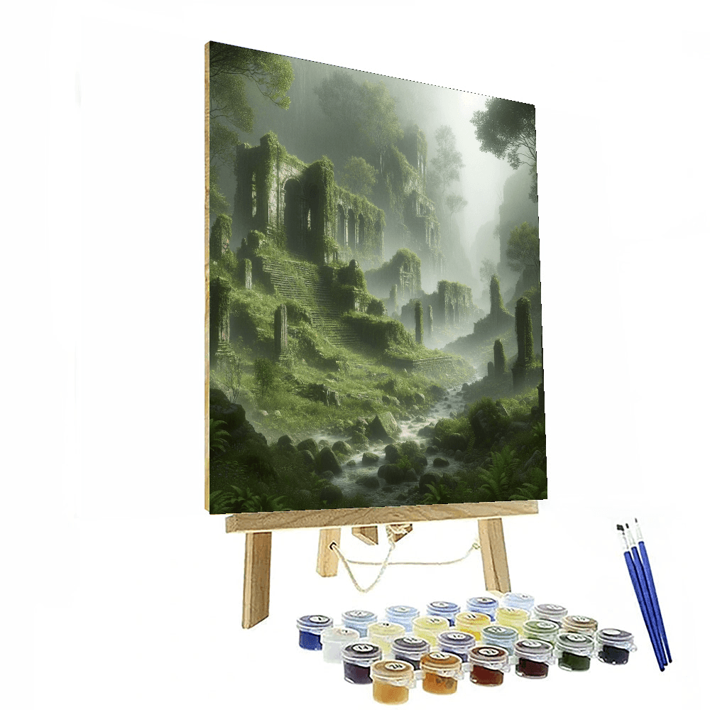Mystery of the Ancient Ruins - DIY Painting By Numbers Kit – Artistry Rack