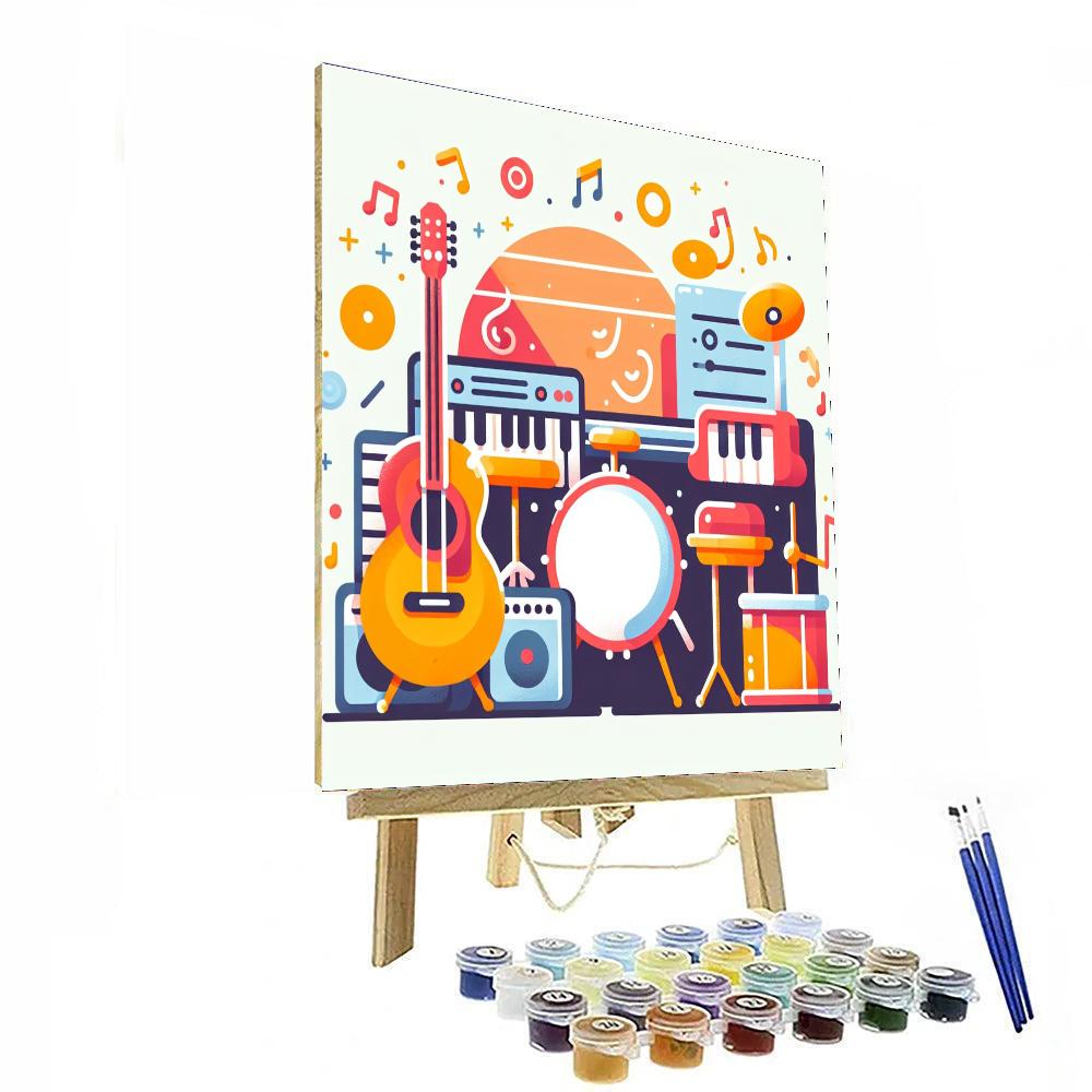 Musical Instruments - DIY Painting By Numbers Kit – Artistry Rack