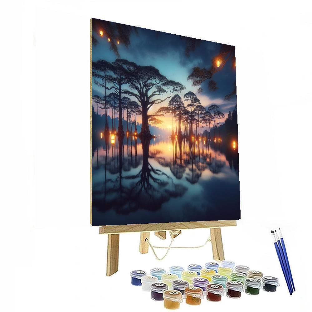 Enchanted Lakeside at Twilight - DIY Painting By Numbers Kit – Artistry ...