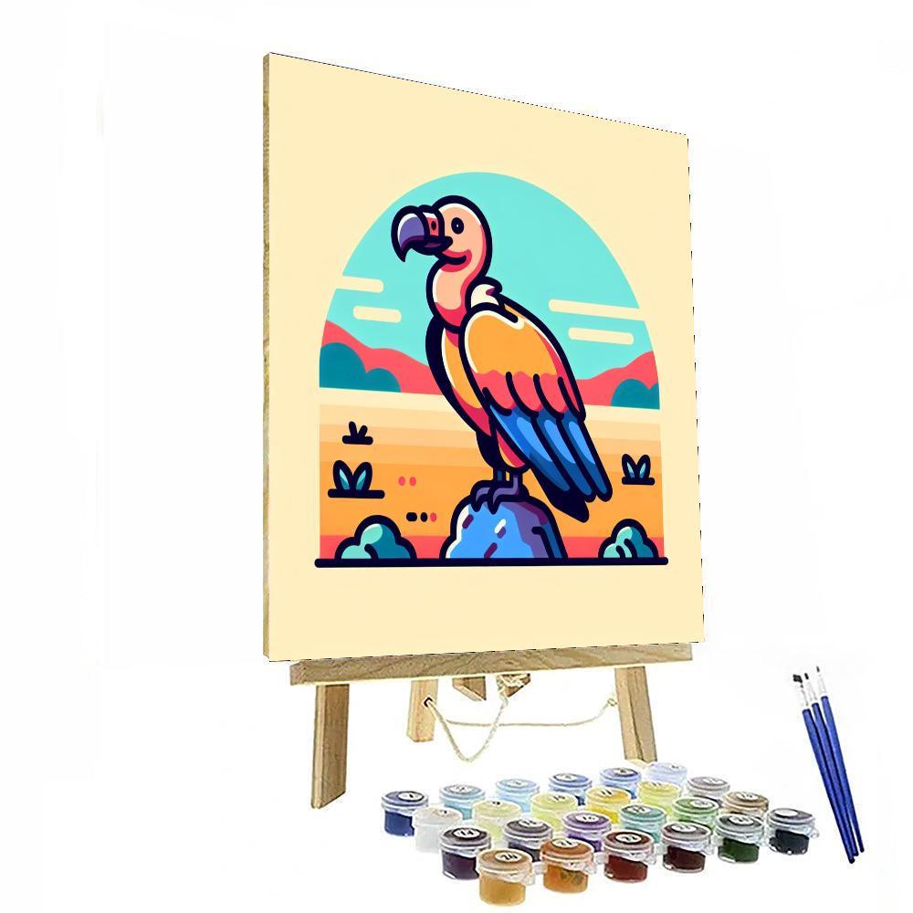 Vivid Vulture - DIY Painting By Numbers Kit – Artistry Rack