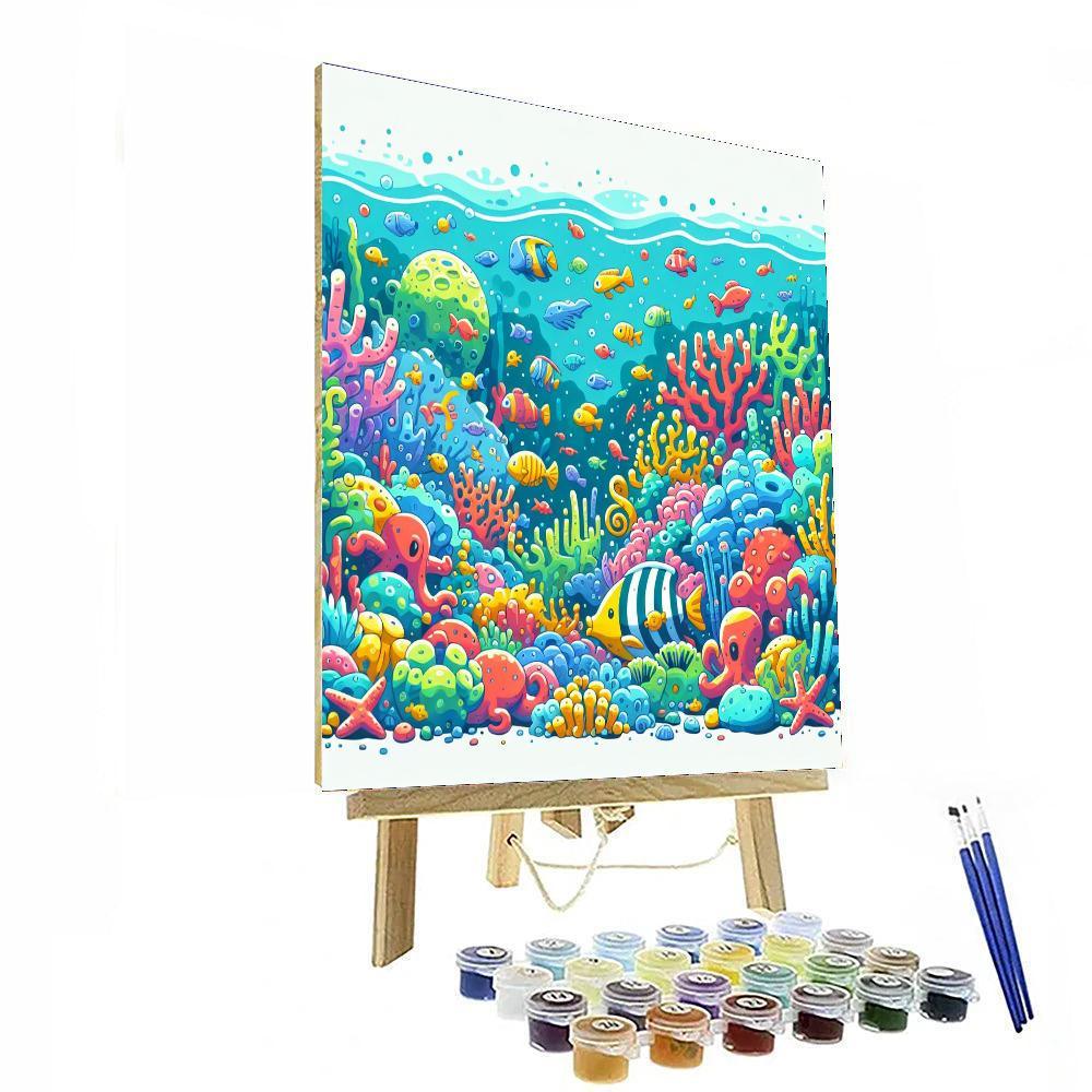 Undersea Utopia - DIY Painting By Numbers Kit – Artistry Rack