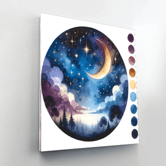 Starry Night Sky - DIY Painting By Numbers Kit – Artistry Rack