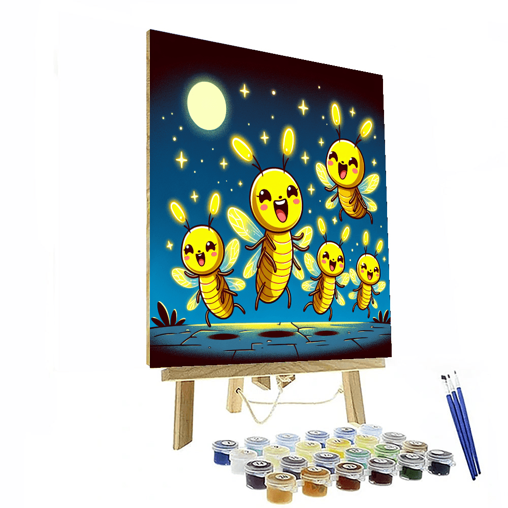 Friendly Firefly Family - DIY Painting By Numbers Kit – Artistry Rack