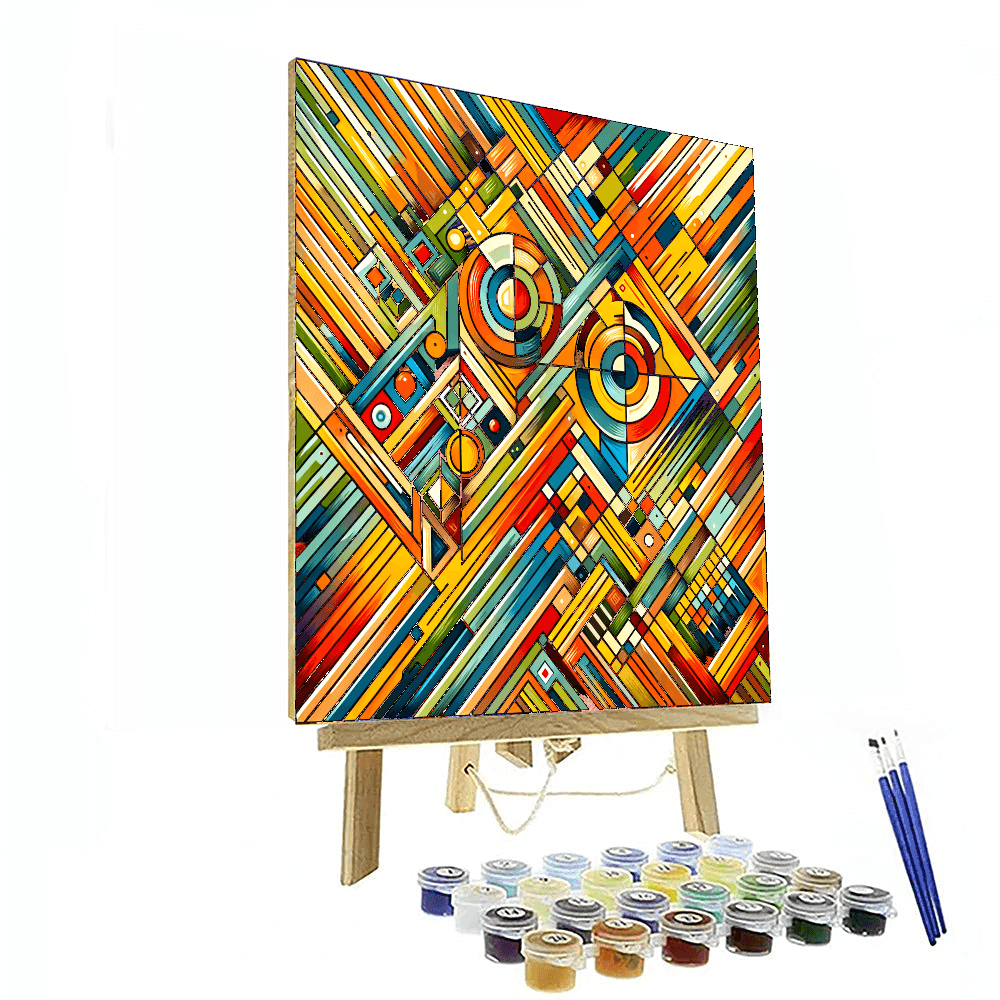 Funky Retro Vibes - DIY Painting By Numbers Kit – Artistry Rack