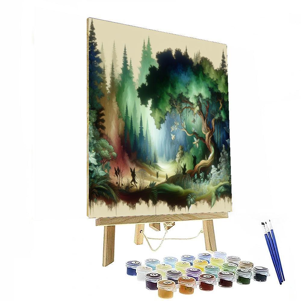 Folktale Forest Adventures - DIY Painting By Numbers Kit – Artistry Rack