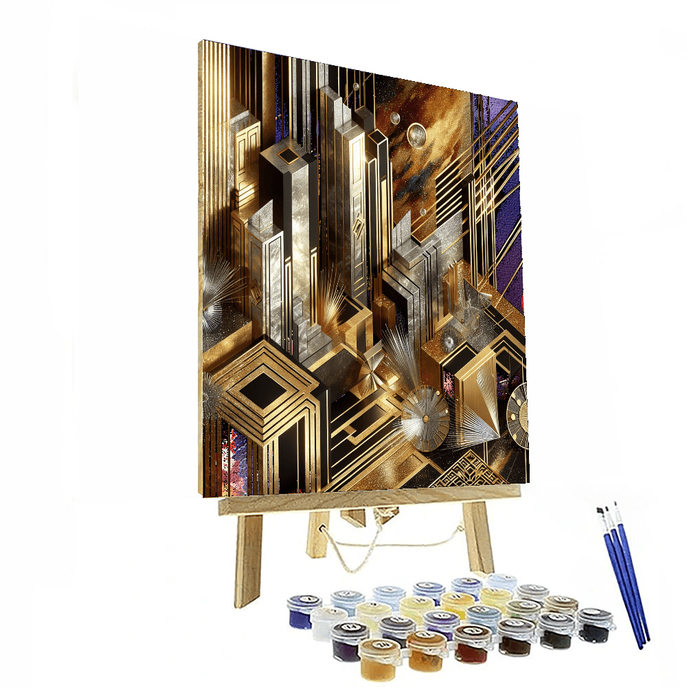 Art Deco Glamour - DIY Painting By Numbers Kit – Artistry Rack