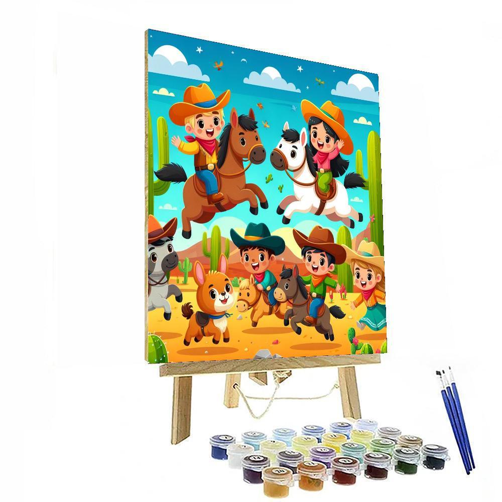 Wild West Roundup - DIY Painting By Numbers Kit – Artistry Rack