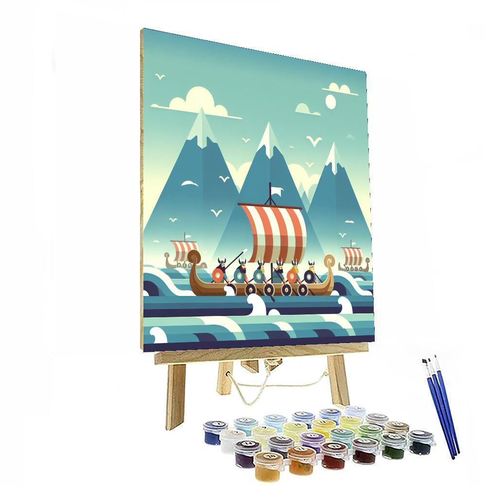 Epic Viking Voyage - DIY Painting By Numbers Kit – Artistry Rack
