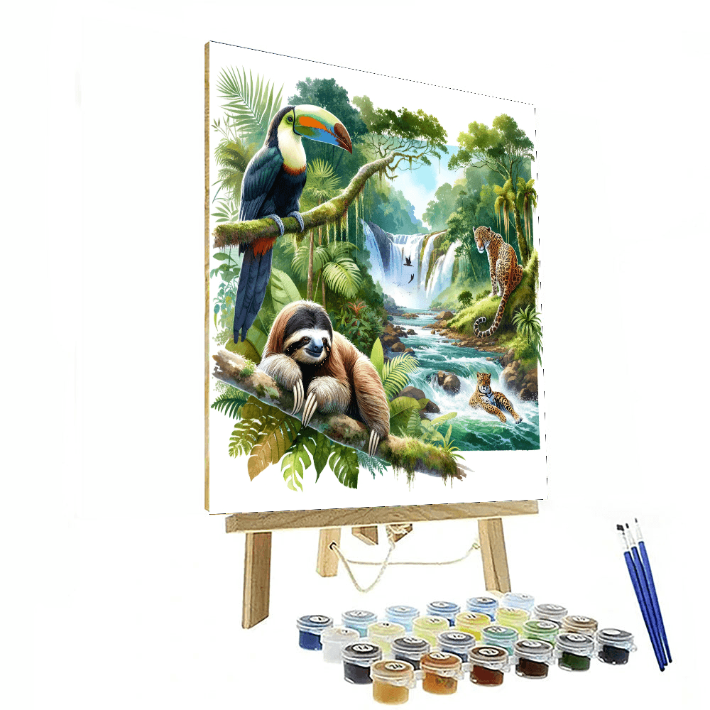 Rainforest Rally - DIY Painting By Numbers Kit – Artistry Rack
