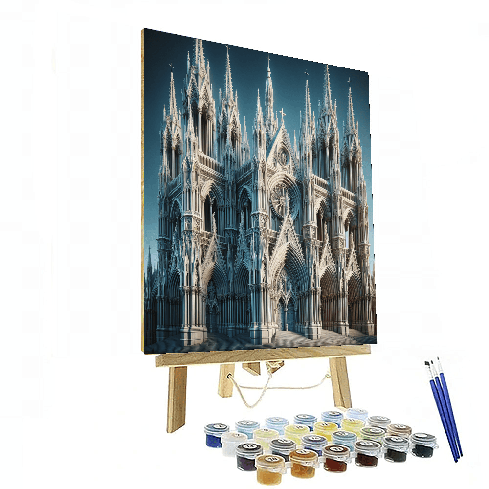 Gothic Cathedral - DIY Painting By Numbers Kit – Artistry Rack