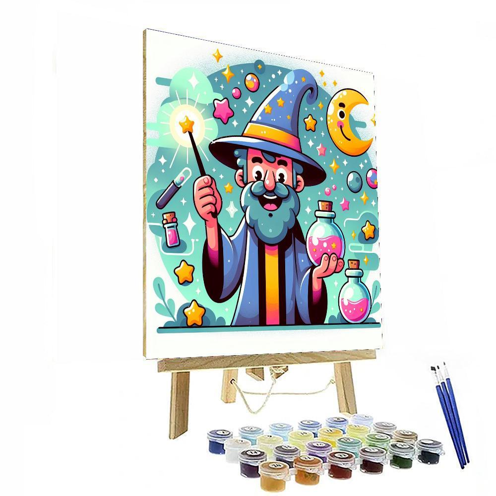 Wacky Wizard - DIY Painting By Numbers Kit – Artistry Rack