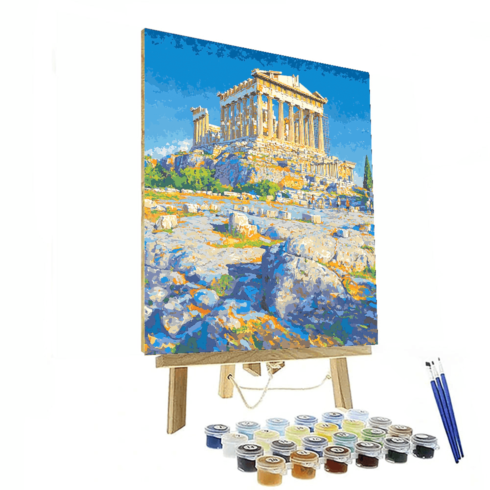 Acropolis of Athens - DIY Painting By Numbers Kit – Artistry Rack