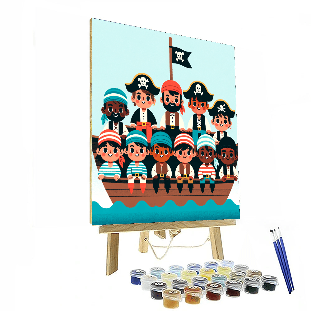 Playful Pirates - DIY Painting By Numbers Kit – Artistry Rack
