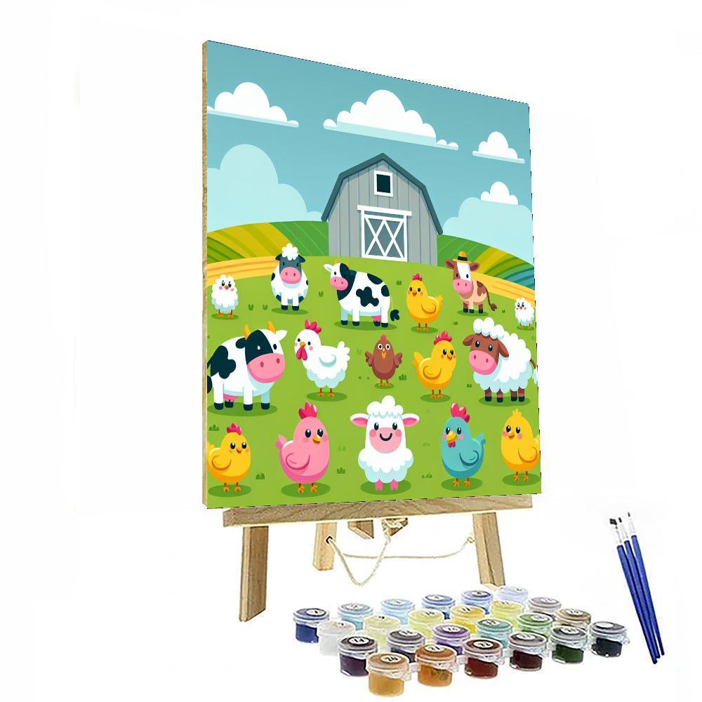 Happy Farm Adventure - DIY Painting By Numbers Kit – Artistry Rack