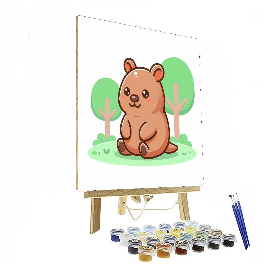 Witty Wombat - DIY Painting By Numbers Kit – Artistry Rack