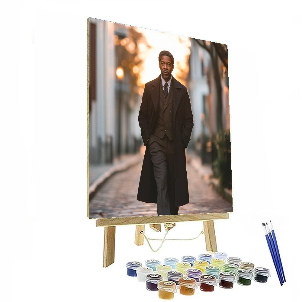 Denzel Washington: Streets of Quiet Command - DIY Painting By Numbers ...