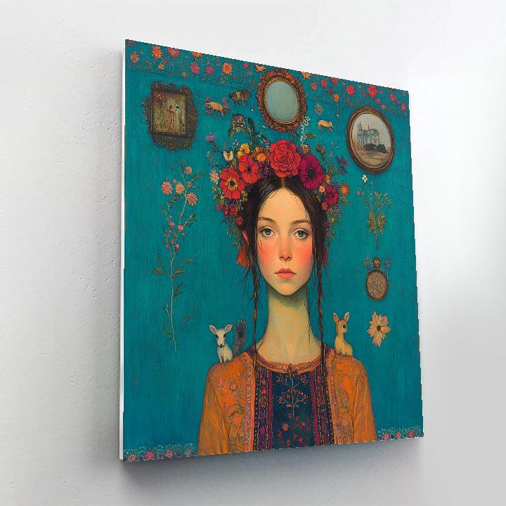 Frida Kahlo Inspired Self Reflection - DIY Painting By Numbers Kit ...